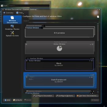 Plasma Window Decorations - KDE Store