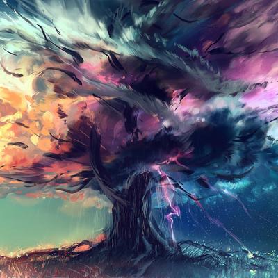 abstract anime wallpaper - KDE Store