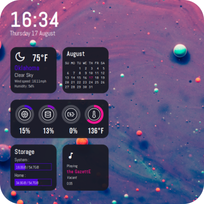 Alterf - Conky theme - pling.com