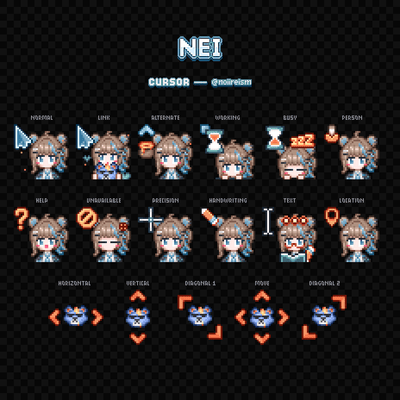 Ellen Joe Cursor - KDE Store