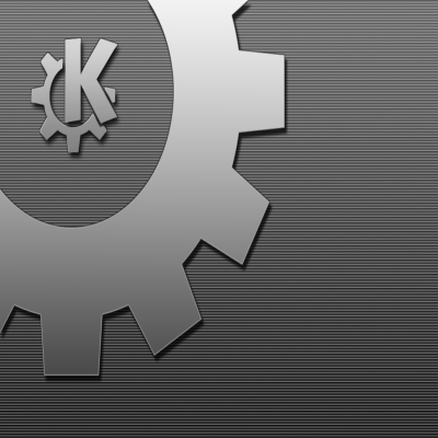 KDE Logo on Metallic Background - KDE Store