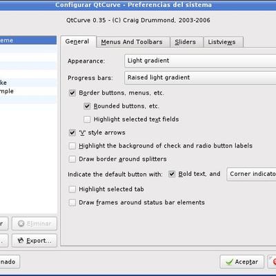 QtCurve for Kubuntu Dapper - KDE Store