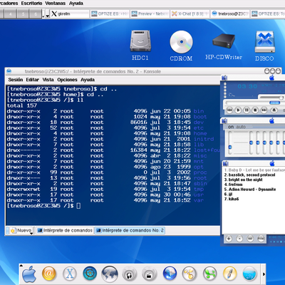 KDE3 (OSX) desktop - KDE Store