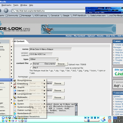 White Dots K-Menu-Sidepic - KDE Store