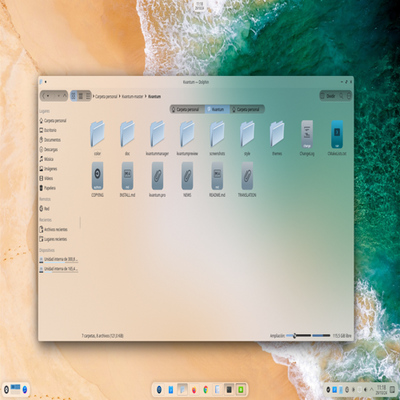 Kv Glass White Round - KDE Store