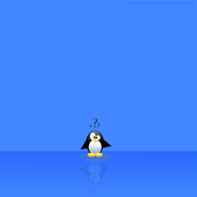confused tux - KDE Store