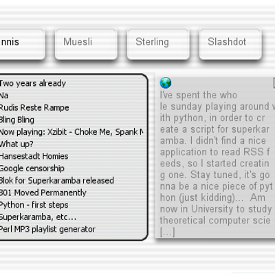 Blok - RSS RDF News Blog Reader - KDE Store