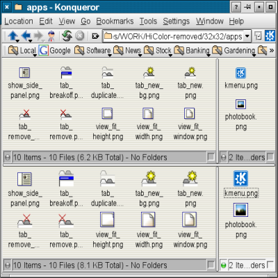 New & Missing HiColor Icons - addons.videolan.org