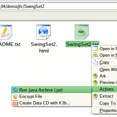 Java(tm) Launcher - KDE Store