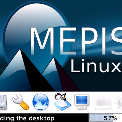 Mepis Dark KSplash - KDE Store
