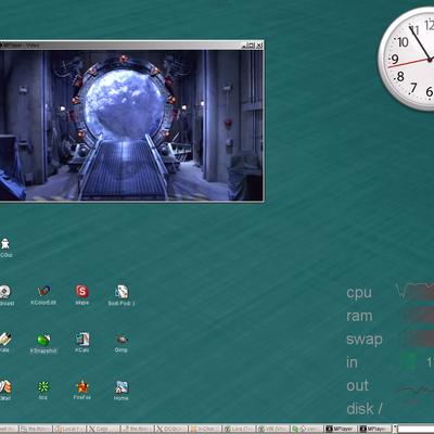 FreeBSD 5.2.1 + superkaramba + mplayer - KDE Store