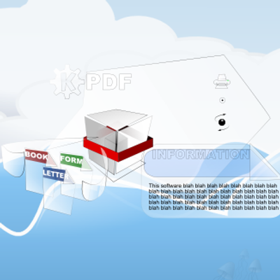 kPDF abstract splash SVG - KDE Store
