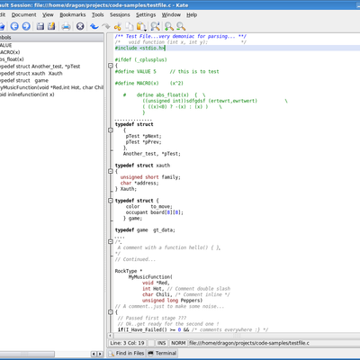 Kate Symbol Viewer Plugin - KDE Store