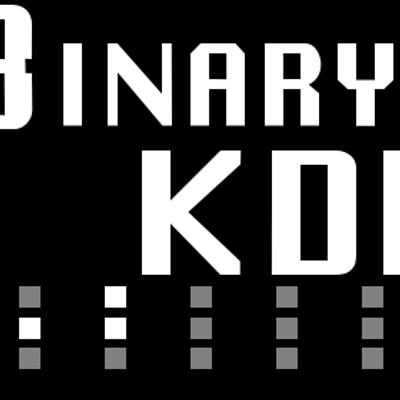 binary splash screen - KDE Store