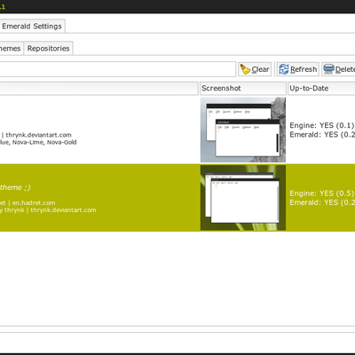 4nova Emerald theme - KDE Store