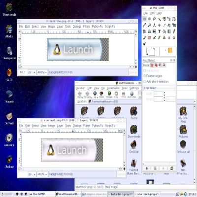 Tux Start Button (Updated) - KDE Store