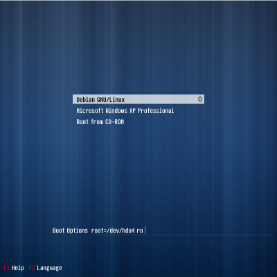 Blue Rays Gfxboot Theme - KDE Store