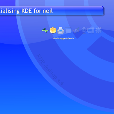 KDE Circles Blue - KDE Store
