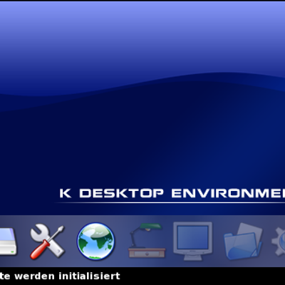 Blue KDE Splash Screen - KDE Store