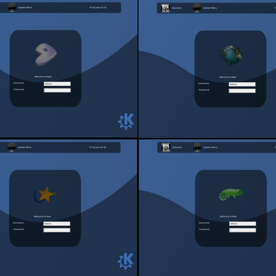 Nautica KDM themes - KDE Store
