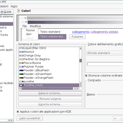 Pureline color scheme .::modded::. - KDE Store