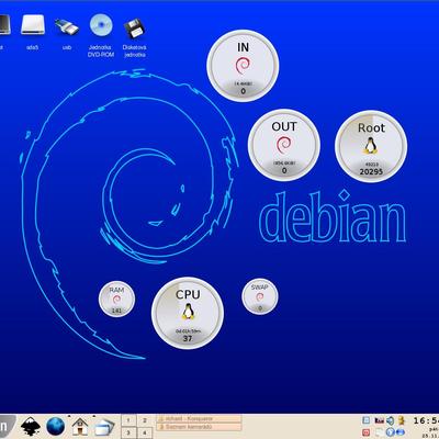 Blue and debian - KDE Store