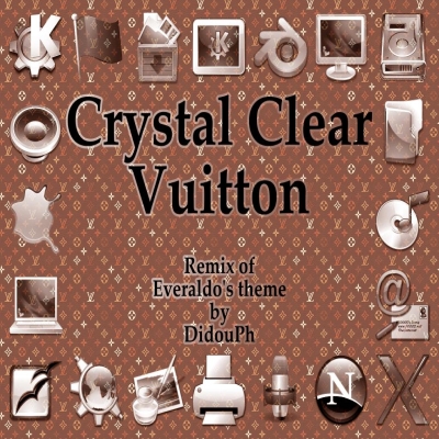 Crystal Clear Vuitton Remix - KDE Store