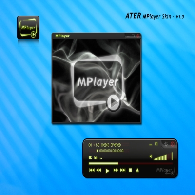 ATER MPlayer skin - KDE Store