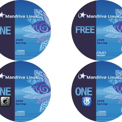 CD Cover Mandriva 2009 Spring - KDE Store