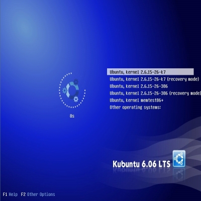 Kubuntu Linspire-Style GFXBoot Theme - KDE Store