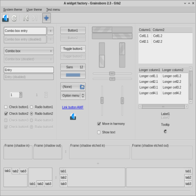 Grainsboro 2.3 GTK2+GTK3 - KDE Store