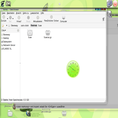 opensuse cairo-clock design - KDE Store