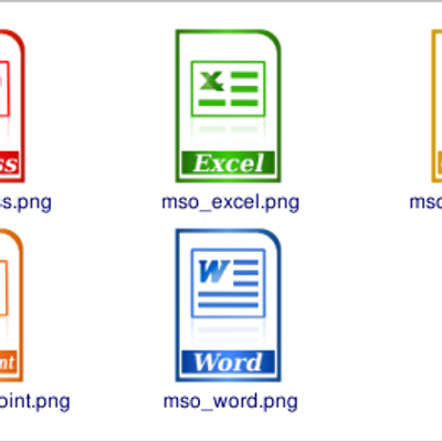 Microsoft Office Document Icons - KDE Store