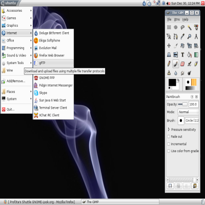 Prof3ta's Menu Button (Gradient Version) - KDE Store