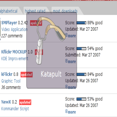 Katapult-Fast Track - KDE Store