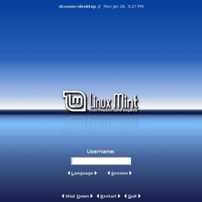 Mint Horizon GDM Theme - KDE Store