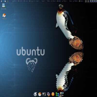Ubuntu blue Penguin - KDE Store