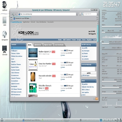Vision Flat Emerald - KDE Store