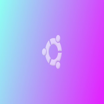 Ubuntu sobre rosa y azul (various sizes) - KDE Store