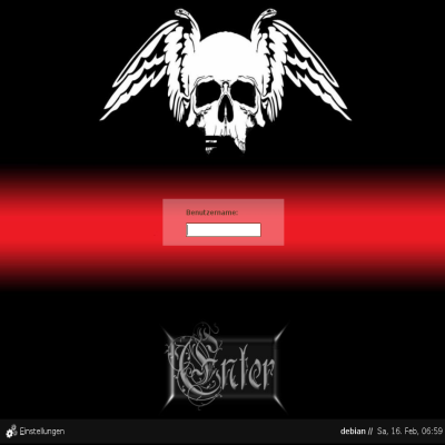 GDM Theme Skull - KDE Store