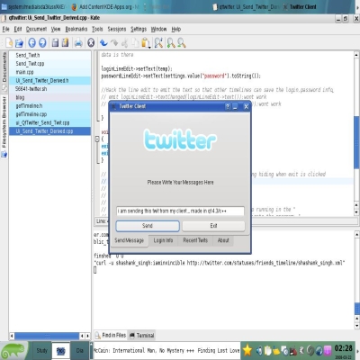 Twitter Client(Qt) - KDE Store