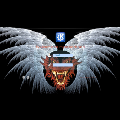 Dragon KDM4 Theme - KDE Store