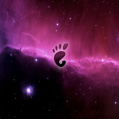 Gnome Foot Nebula 1920x1200 - KDE Store