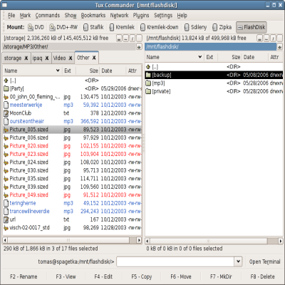 Tux Commander - KDE Store