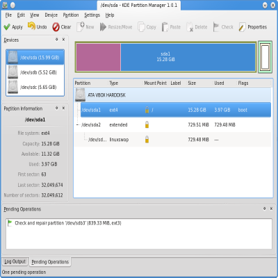 KDE Partition Manager - KDE Store