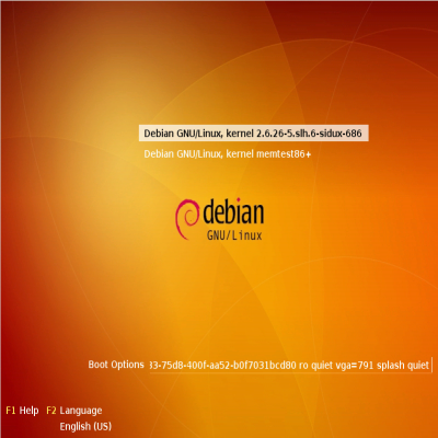 Debian Orange - GRUB gfxboot - KDE Store