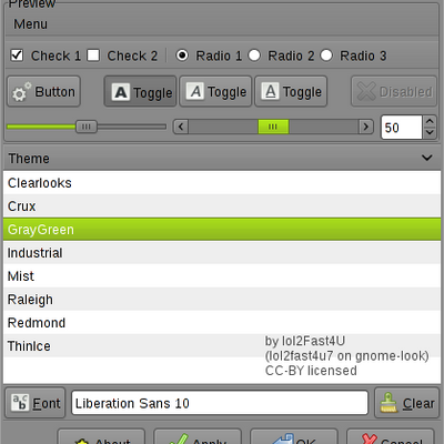 GrayGreen GTK2 - KDE Store