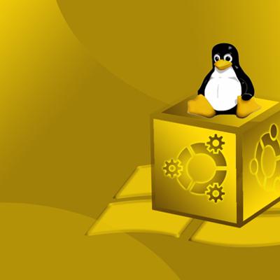 Yellow Kubuntu Cube - KDE Store