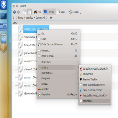 Simple mount Iso service menu - KDE Store