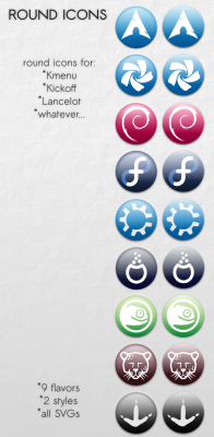 Round buttons - KDE Store